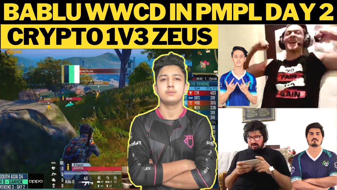 Bablu Takes 1000$ chicken Dinner in PMPL | @crypto5775 1v3 Zeus | Bablu ...