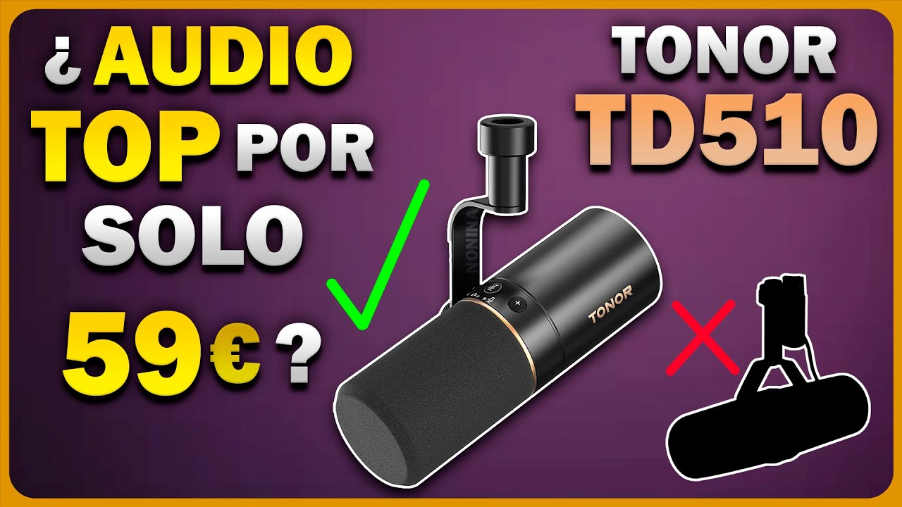 MEJOR MICROFONO TONOR TD510 CALIDAD PRECIO USB/XLR - YouTube
