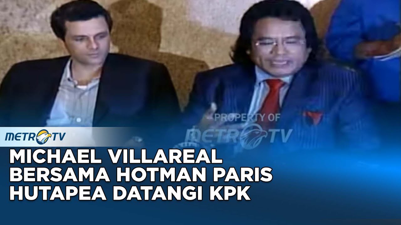 Michael Villareal Bersama Hotman Paris Hutapea Sambangi KPK Dok. 2005 ...