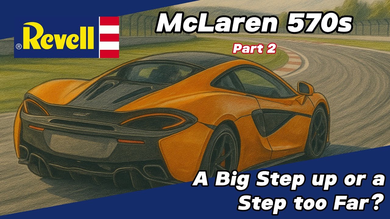 Revell McLaren 570s - Part 2 - Engine and Wheels - A Big Step up or a ...