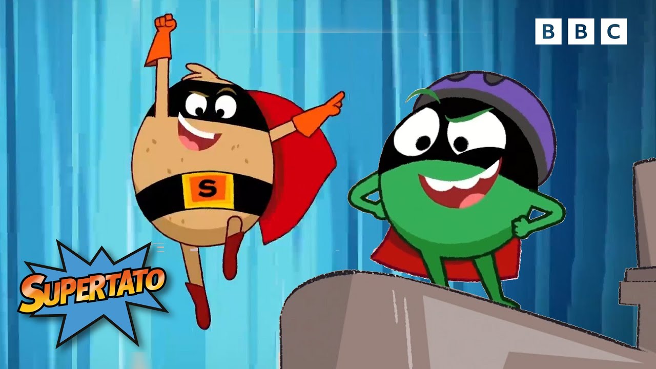 Sweet Potato! | Exciting Moments Marathon! | Supertato - YouTube