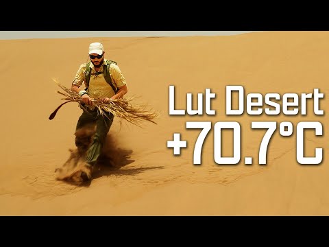 Surviving Earth's Hottest Place (+70.7°C) Solo in the Lut Desert