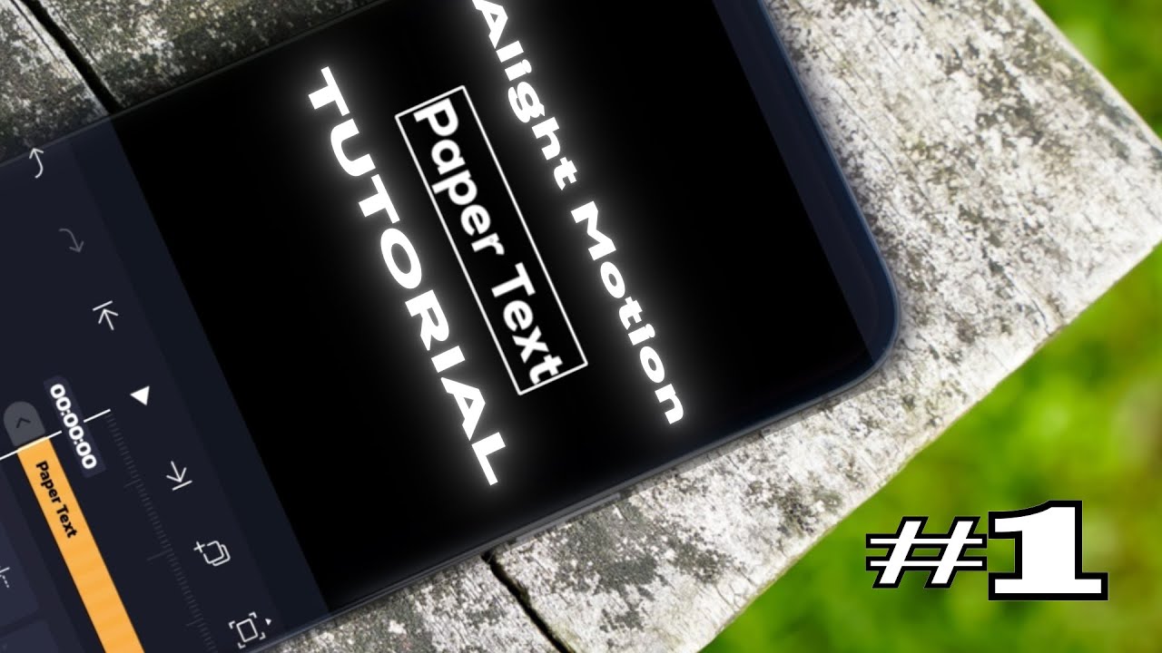 Alight Motion-Paper Text Effect Tutorial - YouTube