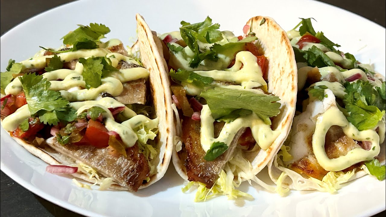 Incredible Fish Tacos | Sea Bass (Lubina) | Pico de Gallo | Homemade ...