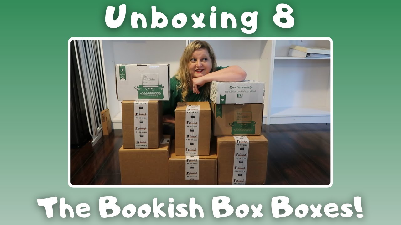 Unboxing 8 of The Bookish Box Boxes - YouTube