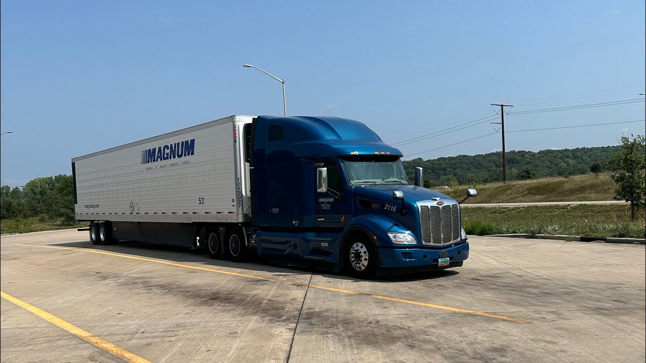 Day 3 Magnum Trucking with trainer #otr #cdl - YouTube
