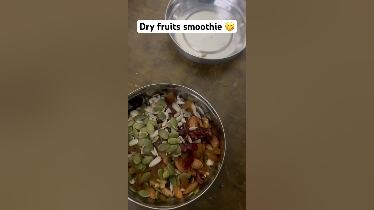 Dry fruits smoothie - YouTube