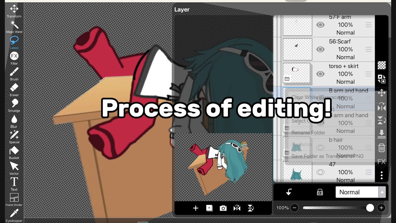Process of editing!! // Gacha editing ibispaint x - YouTube