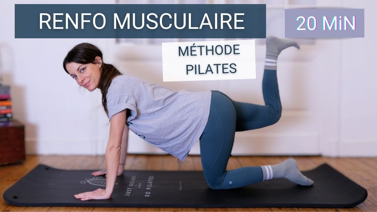 Renforcement musculair dos abdos fessiers | PILATES | 20MiN ...