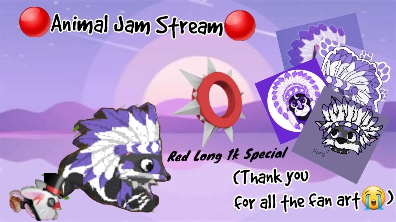 🔴Animal Jam Stream! Giveaways every 5! Red Long at 1k!🔴 - YouTube