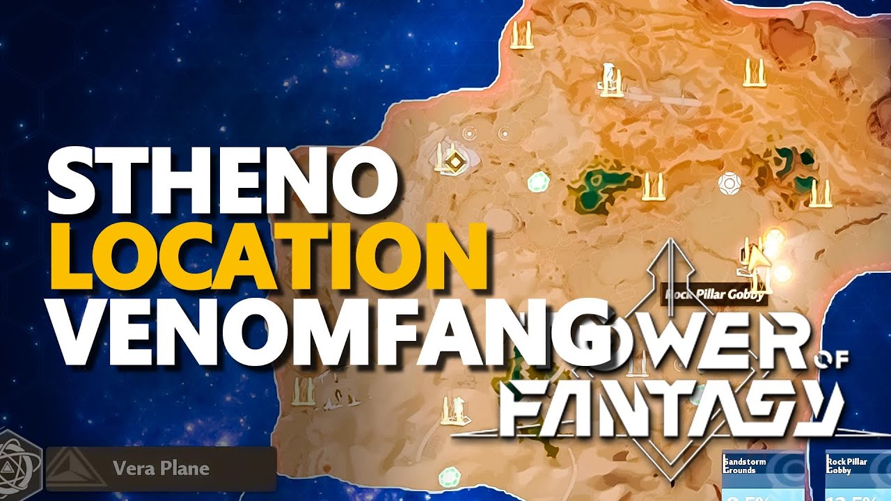 Venomfang Stheno Tower of Fantasy List of Targets Location - YouTube