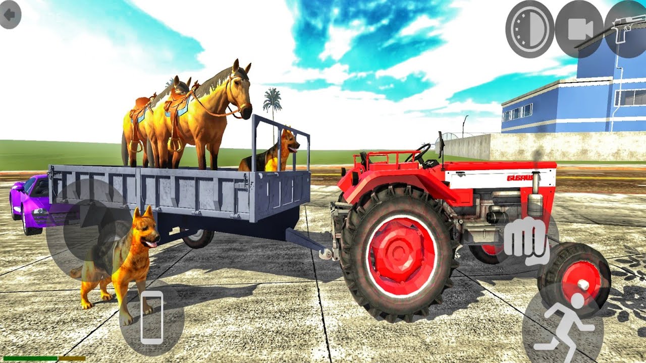 Animals and Tractors in Indian Bikes Driving 3D Gameplay - YouTube