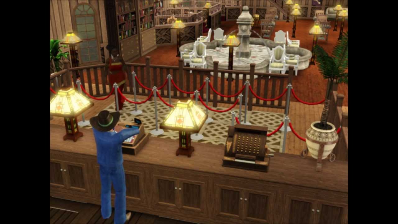 The Old Bank - Sims3 Community Lot with Adventure - YouTube
