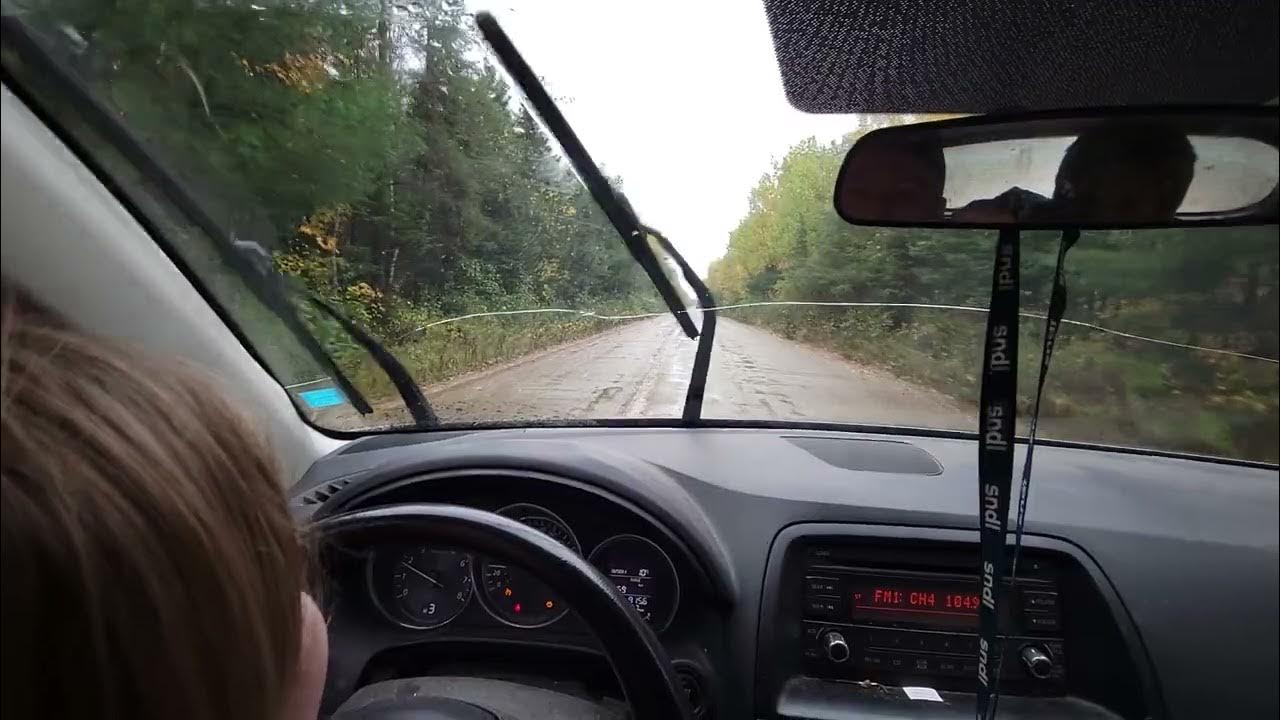 8 Year Old Driving In The Woods Youtube
