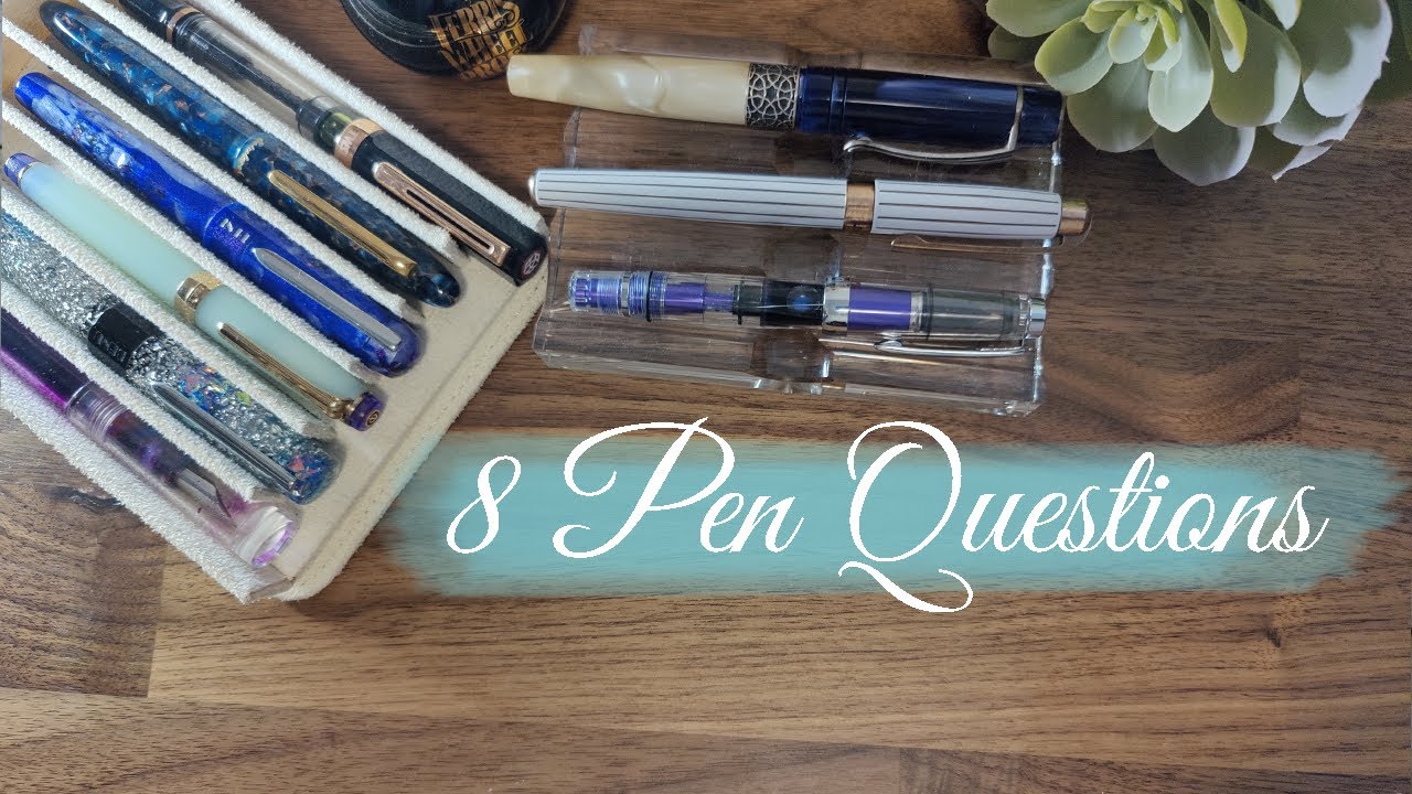 🖋️ Reflecting on my fountain pen journey, 1 year later #8penquestions ...