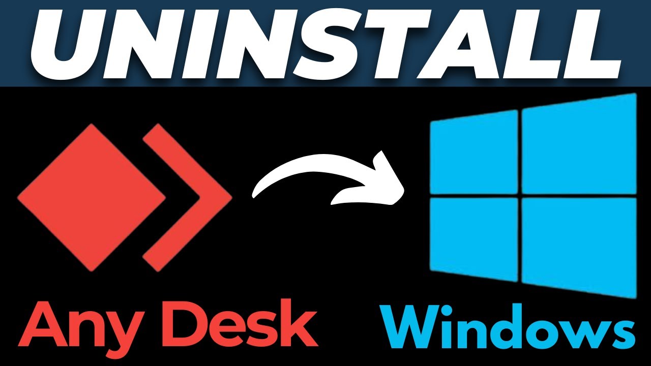 How to Completely Uninstall Anydesk in Windows - YouTube