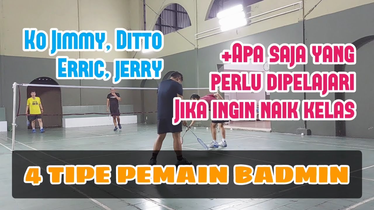 4 TIPE PEMAIN BADMIN || HOBIKIDAL BADMINTON - YouTube