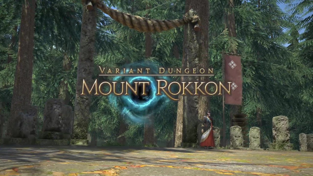Final Fantasy XIV EW (Variant Dungeon) Mount Rokkon 1/3 To The Left ...