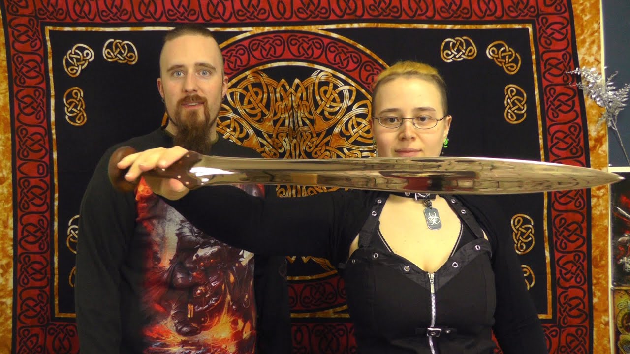 Unboxing the re-finished Ewart Park bronze sword - YouTube