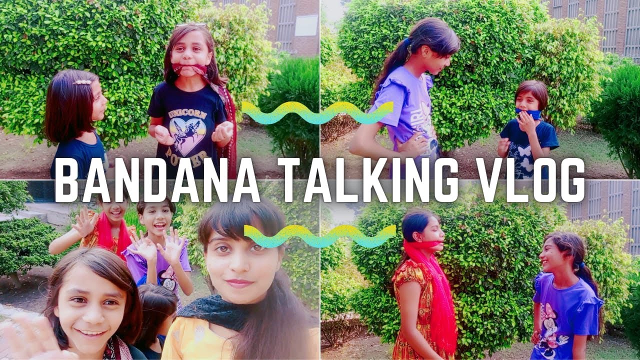 Bandana Talking Challenge (Part 2) // Funny Talking// Miss Shy - YouTube