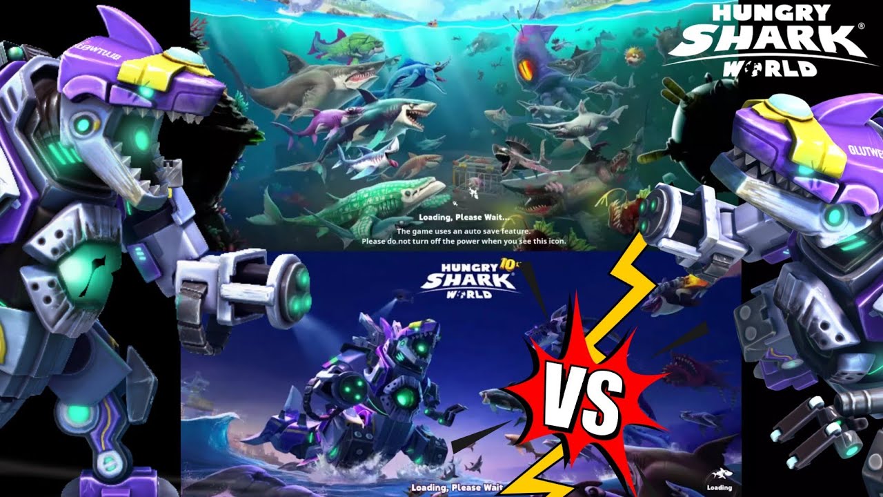 Hungry Shark World Console vs Mobile ! - Hungry Shark World 10th - YouTube
