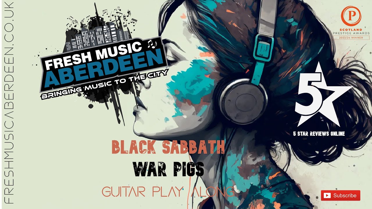 Black Sabbath - War Pigs || Guitar Play Along TAB - YouTube