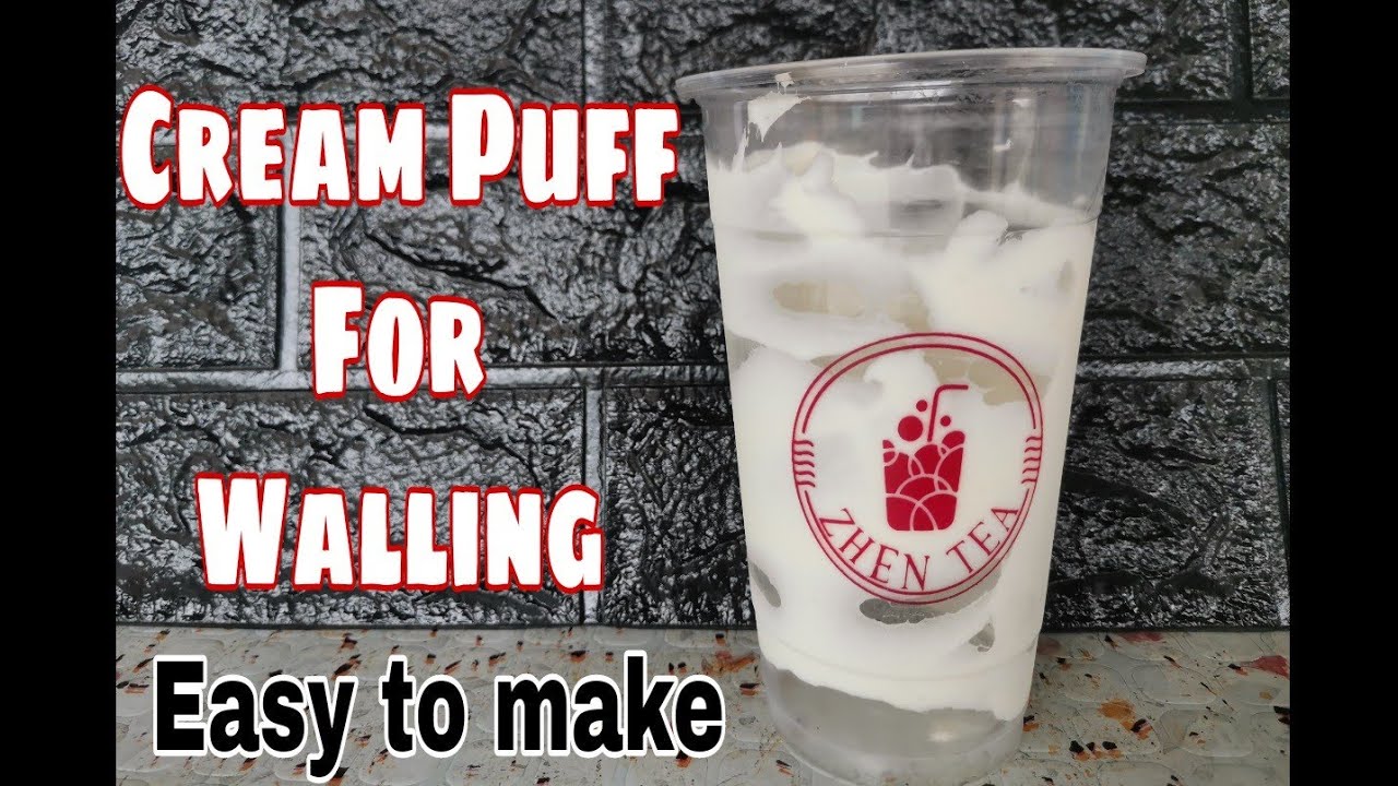 How to Make Cream Puff | For Walling Using inJoy Kreem Puff - YouTube