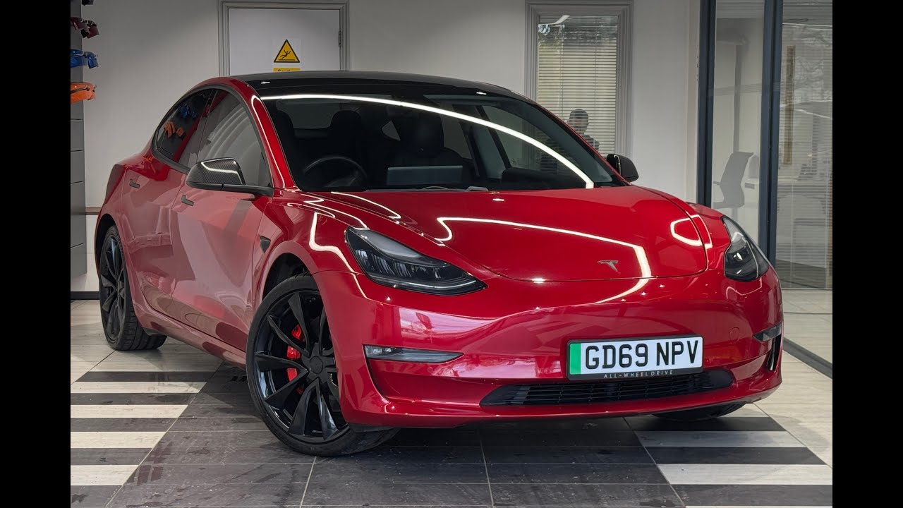 Tesla Model 3 Saloon E (450bhp) 4X4 Performance - YouTube