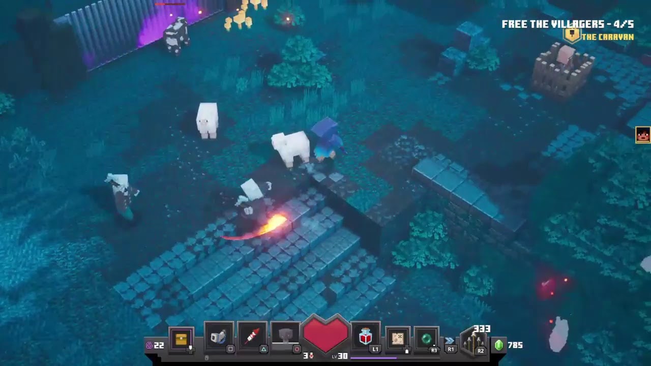 Minecraft dungeon adventure mode with dark shadow - YouTube