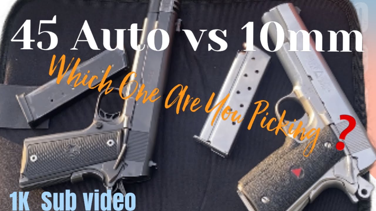 Battle Royal 1911 10mm vs 45 acp - YouTube