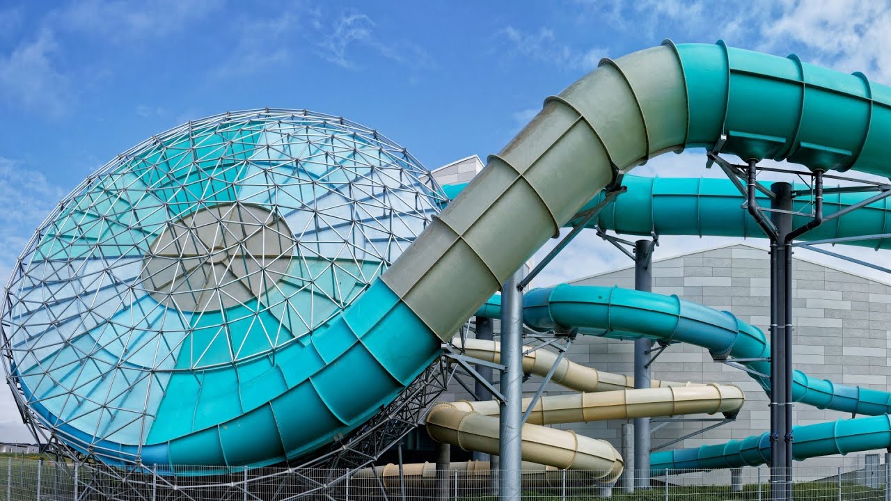 ProSlide Tornado :: Giant Funnel Water Slide POV | Lalandia i Søndervig Ringkøbing - YouTube