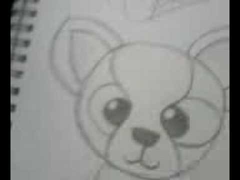 my webkinz chihuahua drawing - YouTube