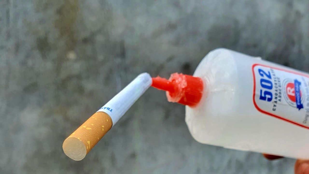 Super glue and the uses it brings, the method few people know - YouTube