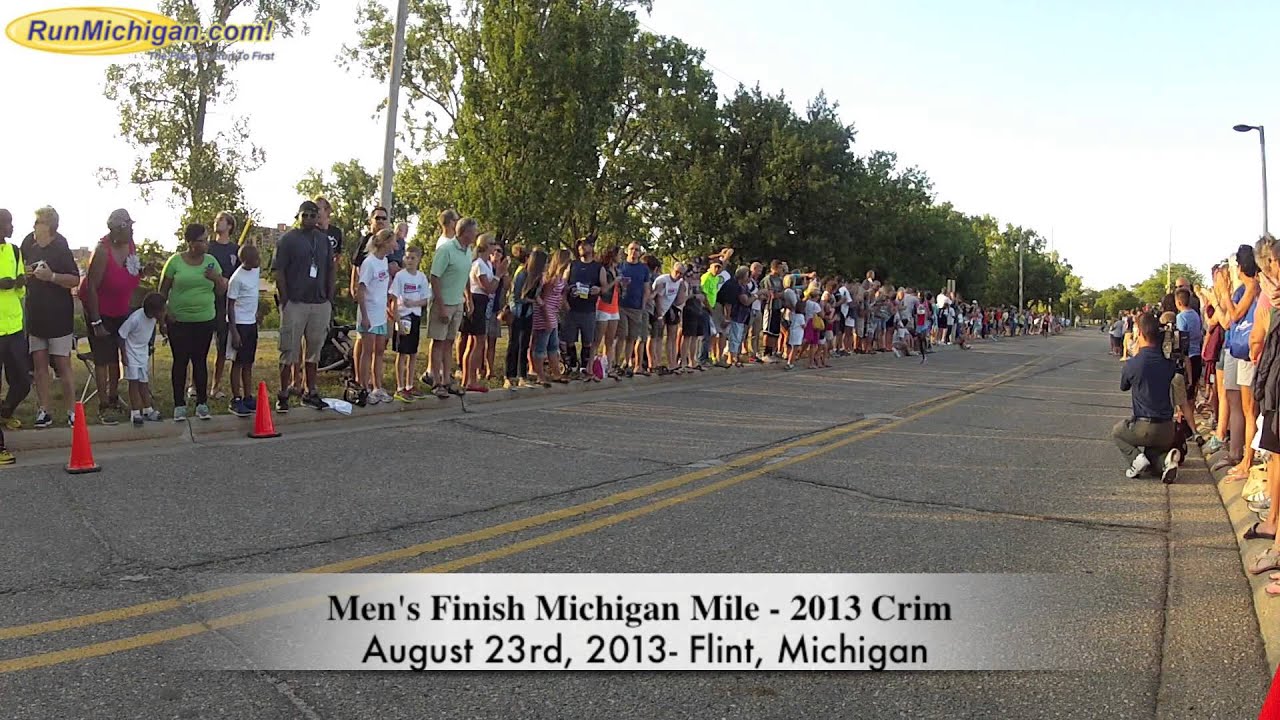 Men's Finish Michigan Mile, at the 2013 Crim Festival of Races - YouTube