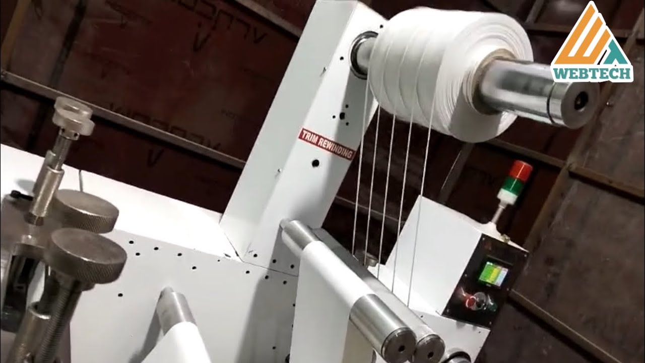 Rotary Gun #Label #Die Cutting #Machine with 2 Die Cut Stations ...