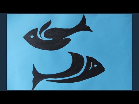 One Stroke Drawing | Fish Pairs | Art Drawing | Tattoo - YouTube