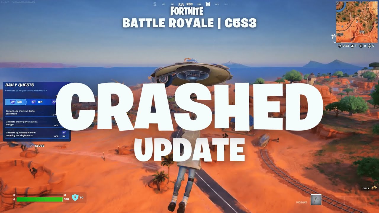 Fortnite Crashed - YouTube