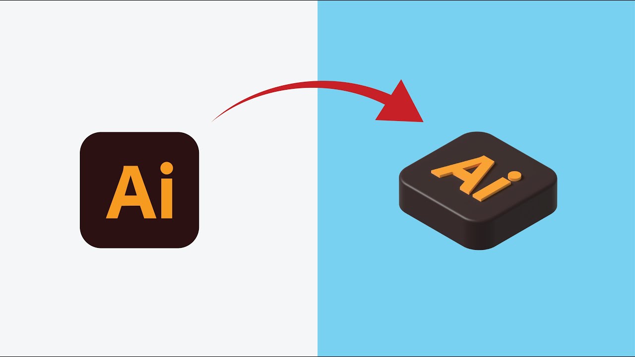 How to Make a 3D Icon in Illustrator - 1-Minute Adobe Illustrator ...