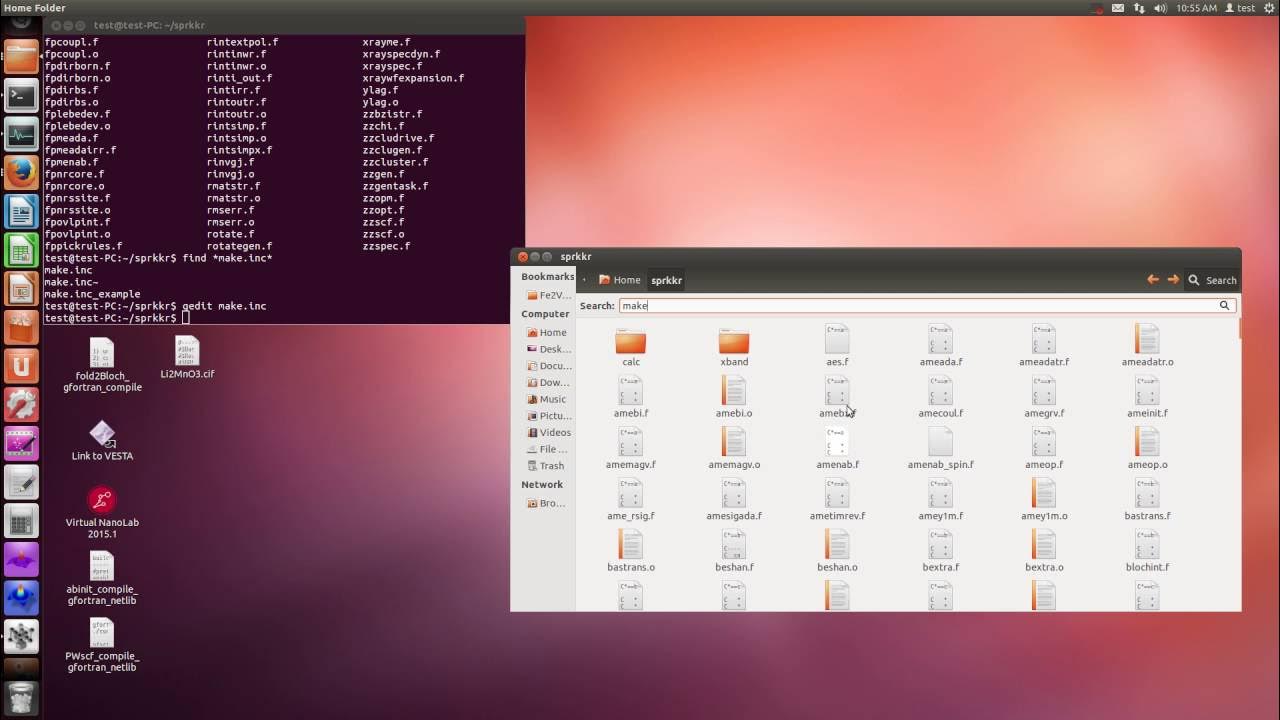 SPR-KKR (compiling example, gfortran + Netlib) - YouTube