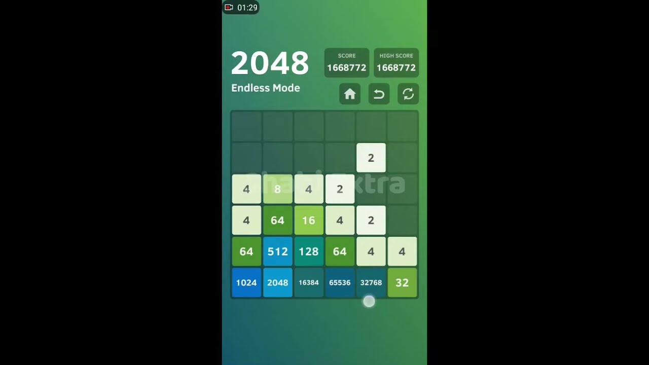 2048 Endless Mode 6x6 Part-xi | Raw Footage | Android Game | Shabi ...