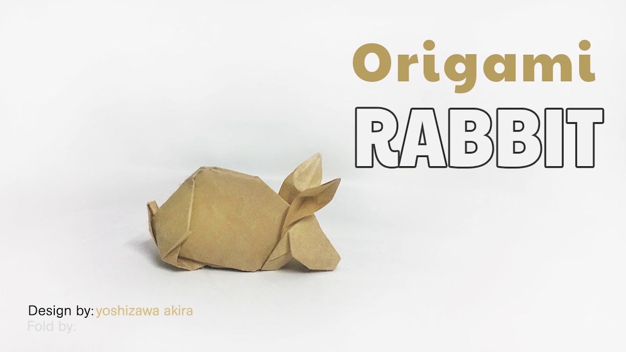 Cute Origami Bunny Tutorial | Origami Rabbit Bunny - YouTube