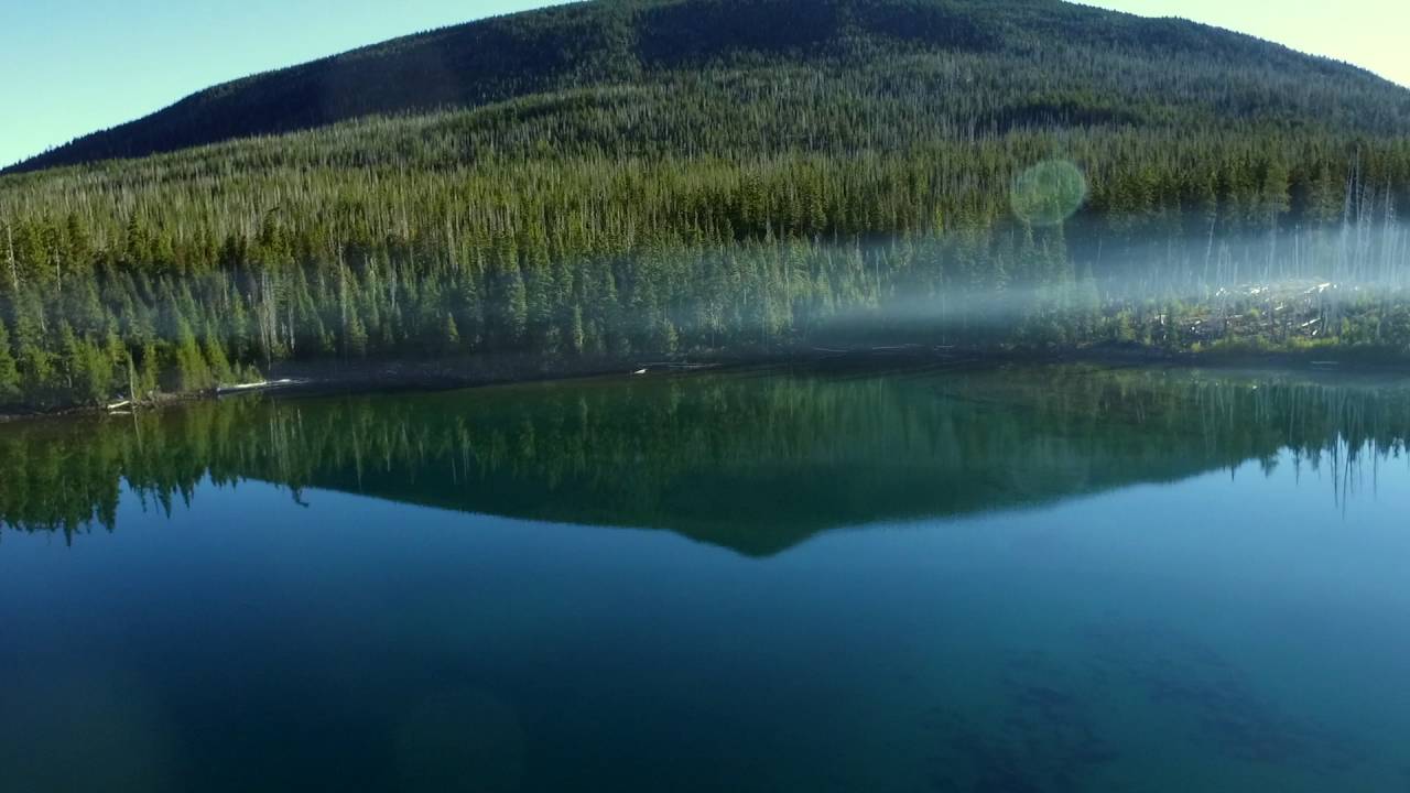 Drone Footage: Olallie Lake in Oregon - YouTube