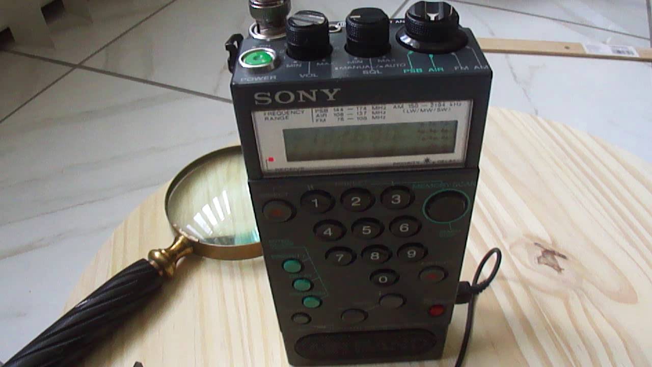 * SONY AIR-8 * 4 Bands - AM / FM / AIR / PSB - PORTABLE HAND HELD ...