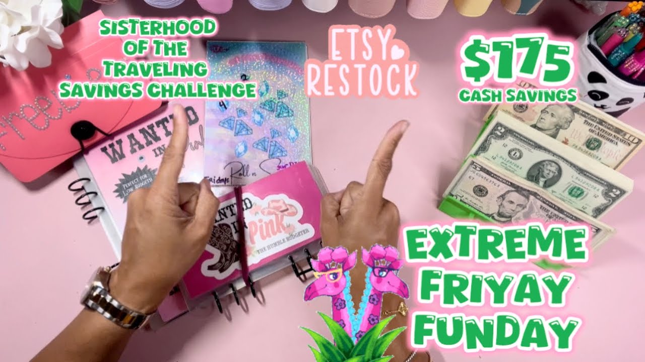 🌺🎉 Extreme FriYAY FUNday 🎉🌺 $175 Cash Stuffed || Savings Challenges ...
