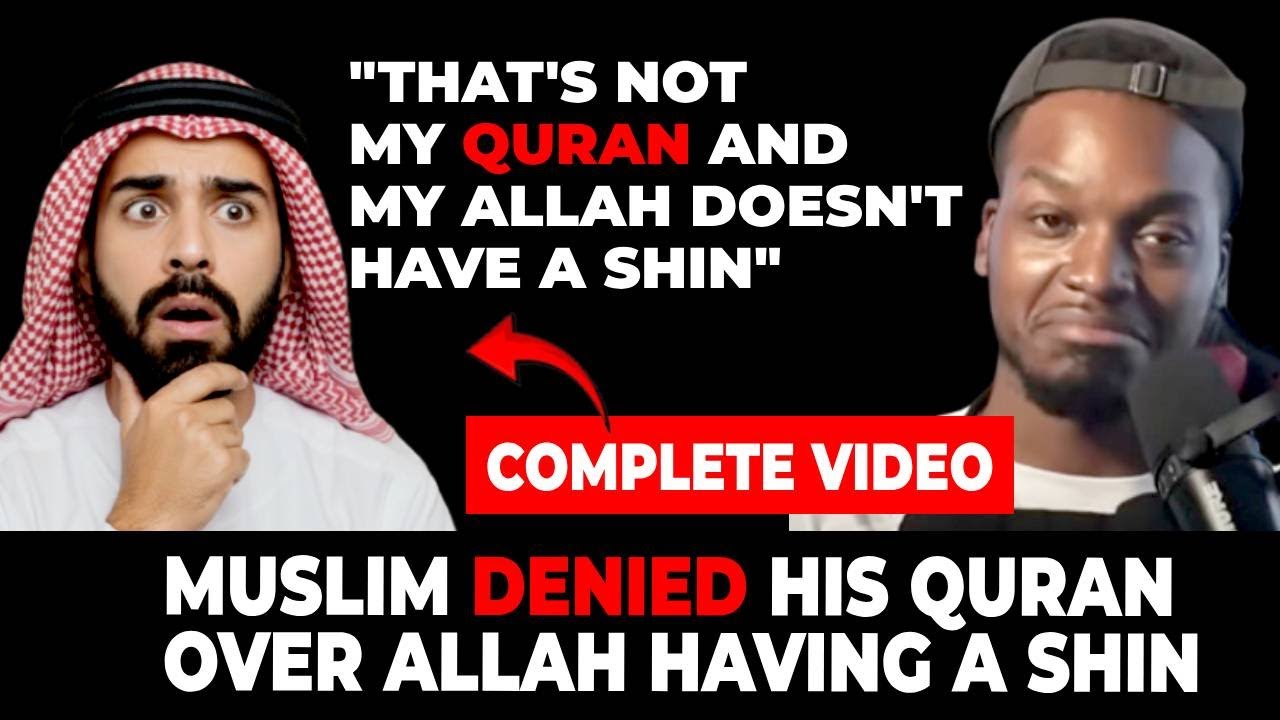 Muslim STUNNED to Learn Allah Has a Shin! Debate Turns Awkward ...