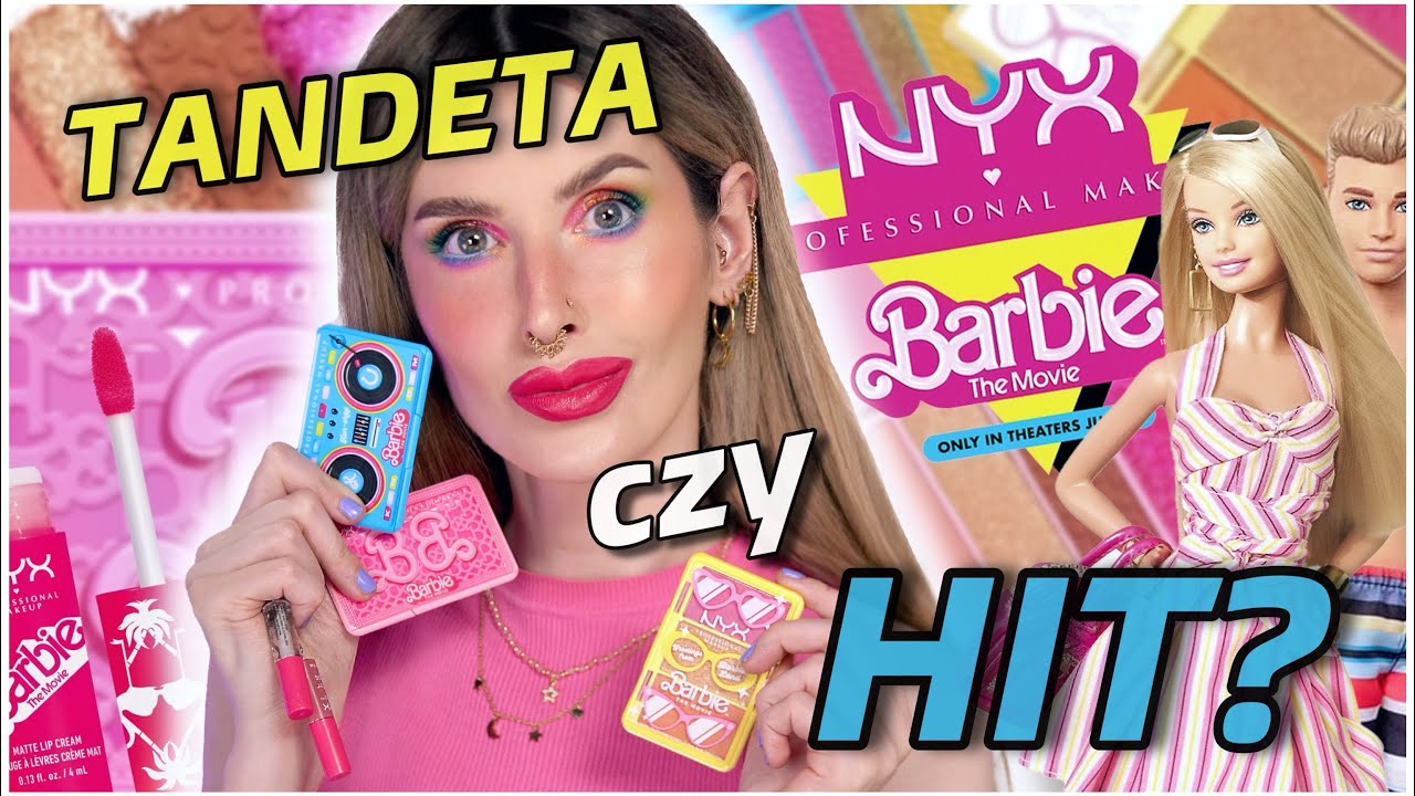 Kolekcja NYX Barbie- kosmetyczne cukierki czy TANDETA jak z lat 90?🫢 ...