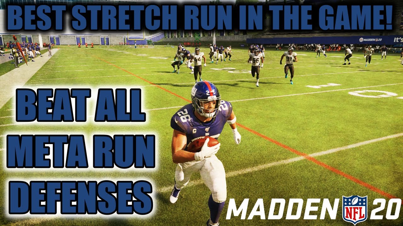THE BEST STRETCH RUN IN MADDEN 20! EASILY BEAT ALL META RUN DEFENSES ...
