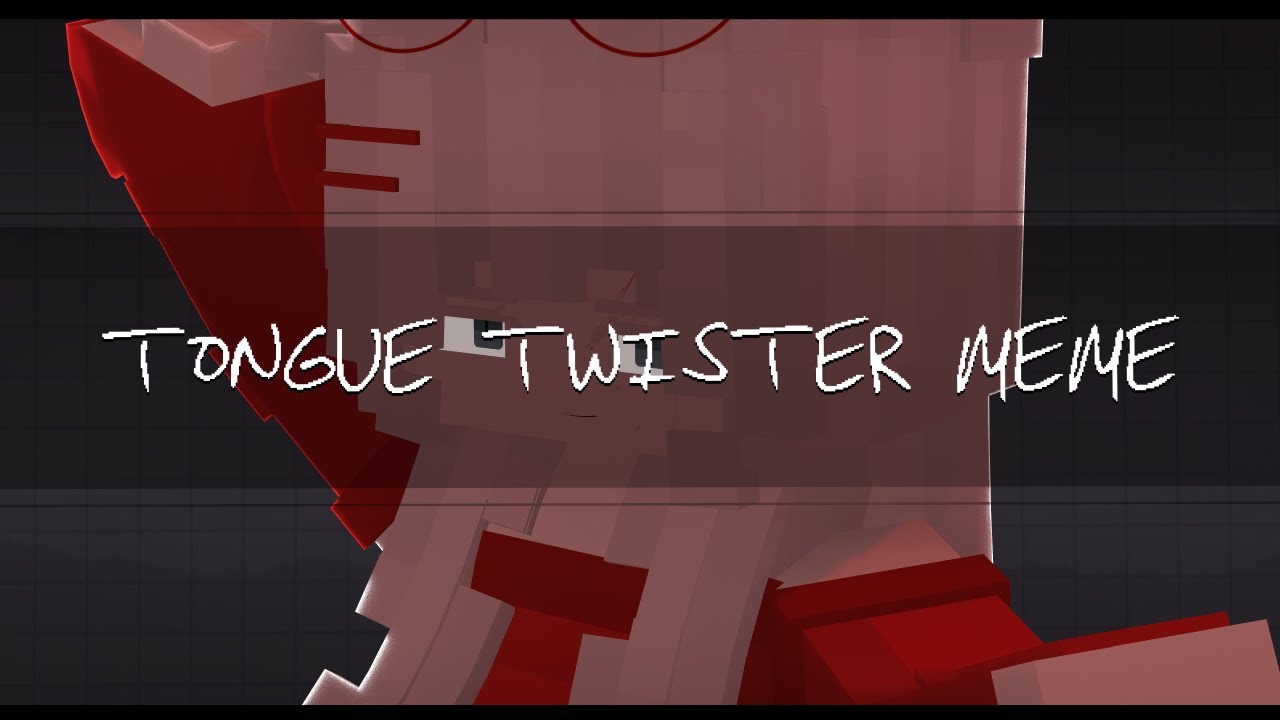 tongue twisters- minecraft animation - collab w/@Chain206 - YouTube
