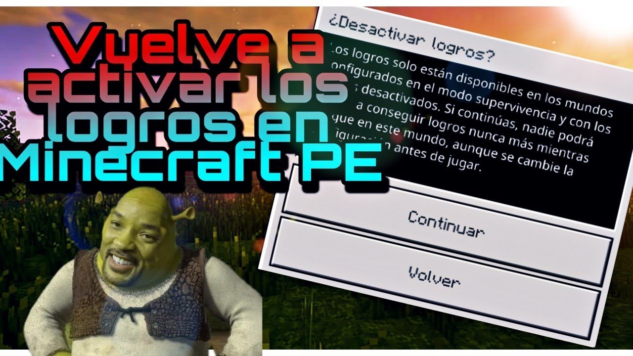 ️COMO VOLVER A ACTIVAR LOS LOGROS EN MÍNECRAFT ️ - YouTube