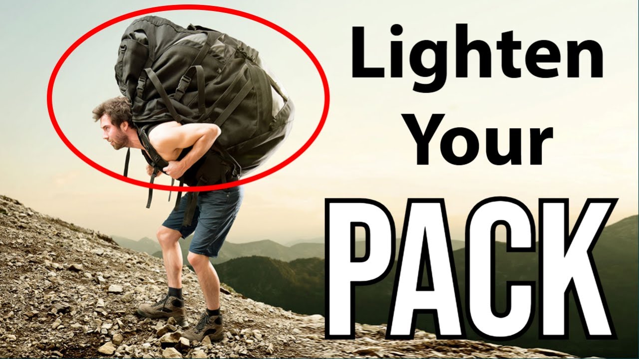 LIGHTEN your pack for CHEAP/Free - Backpacking Tips - YouTube